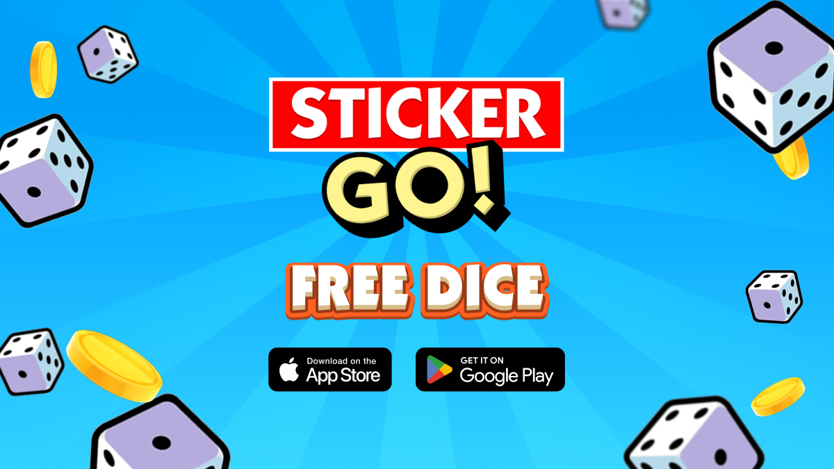 Monopoly GO! rewards and free dice — Sticker GO!