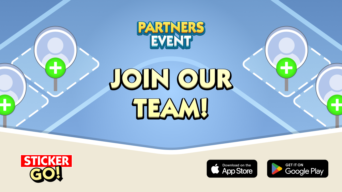 Partners Event – Team Up & Win! — Sticker GO!